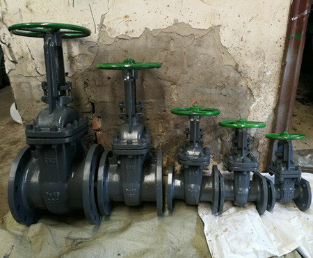 GOST Gate valve 20# steel material PN16 use for water